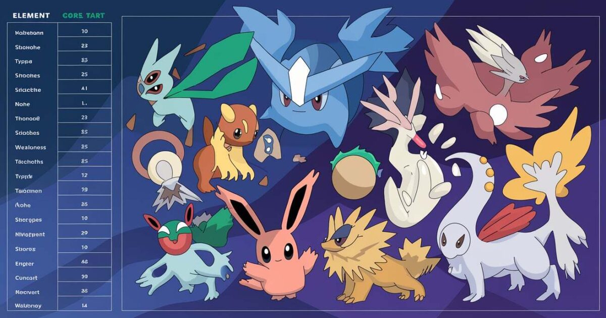 Pokémon Element Table – Unlock Type Strengths & Weaknesses!
