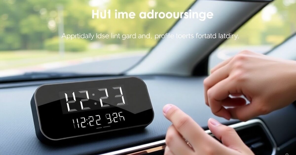 Baimoqi Car Digital Clock Instructions - A Ultimate Guide